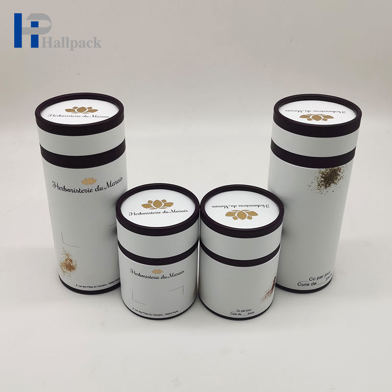 Bio-degradable Food Grade Cardboard Cylinder Box Spice Paper Tube ...